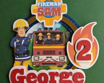 Fireman Sam Cake Topper - Etsy UK