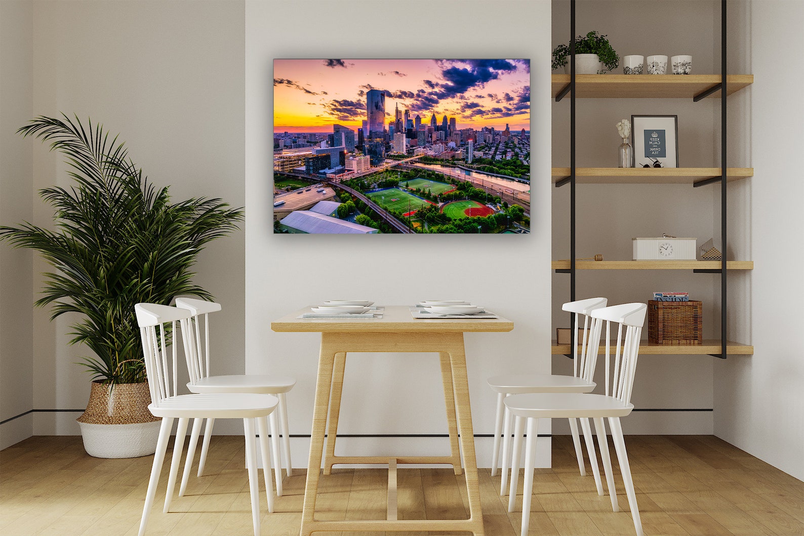 Philadelphia Skyline at Sunrise, Upenn Campus, Pennsylvania Fine Art ...
