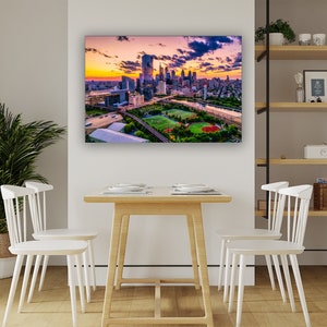 Philadelphia Skyline at Sunrise, Upenn Campus, Pennsylvania Fine Art ...