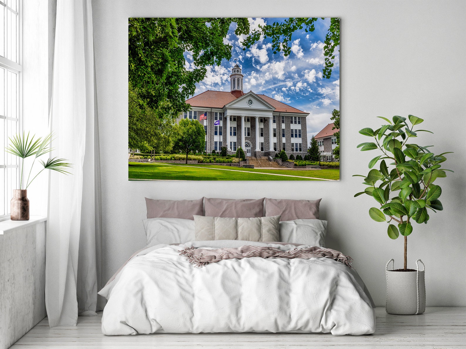 Wilson Hall at James Madison University, JMU Campus Landscape Artwork ...