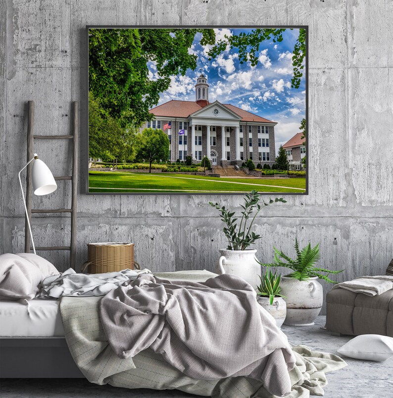 Wilson Hall at James Madison University, JMU Campus Landscape Artwork ...