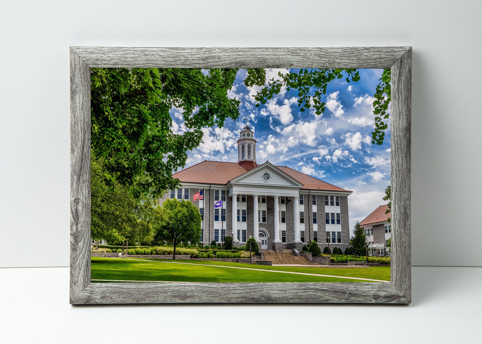 Wilson Hall at James Madison University, JMU Campus Landscape Artwork ...