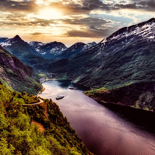 Norwegian Cruise Poster - Etsy