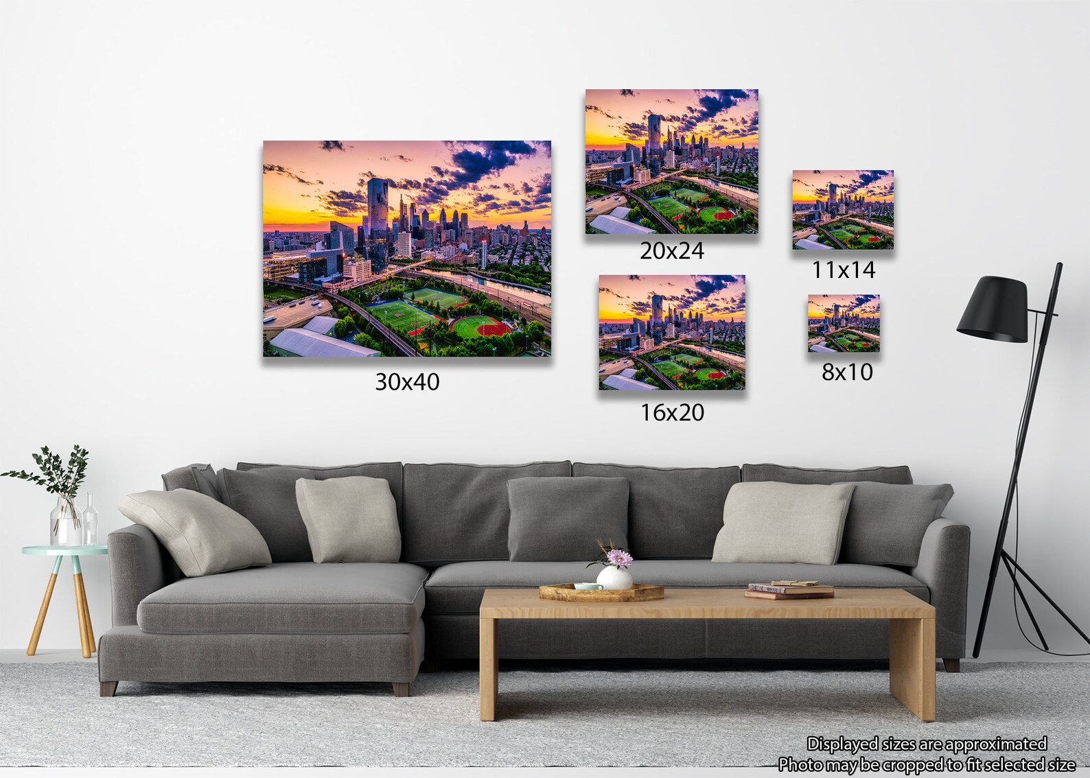 Philadelphia Skyline at Sunrise, Upenn Campus, Pennsylvania Fine Art ...