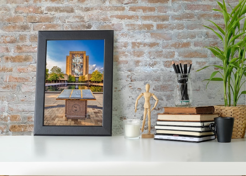 Touchdown Jesus at Notre Dame, Words of Life Photo Print, Catholi ...