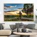 James Madison Statue at Sunset, JMU Campus Landscape Artwork, Fine Art ...