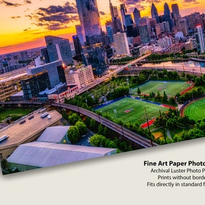 Philadelphia Skyline at Sunrise, Upenn Campus, Pennsylvania Fine Art ...
