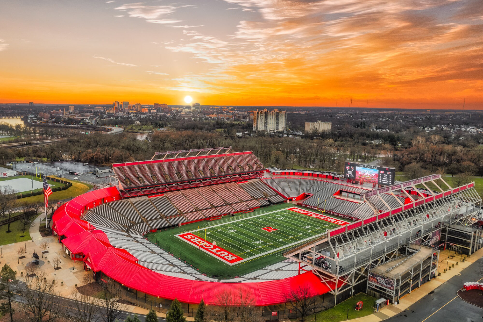 SHI Stadium Landscape Print, Rutgers Fine Art Photography, Gift for ...
