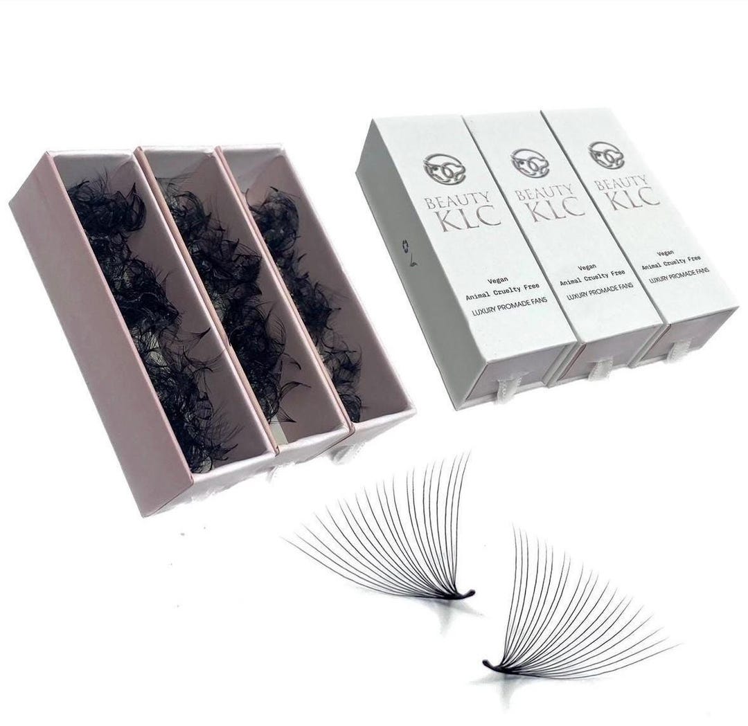 20D Promade Lash Fans | Loose | Long Pointy Base | Mixed & Single ...