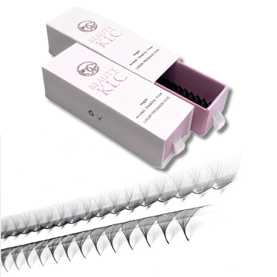 20D Mixed Length Fans Eyelash Extensions, Pro Made Loose Fans, Lash ...