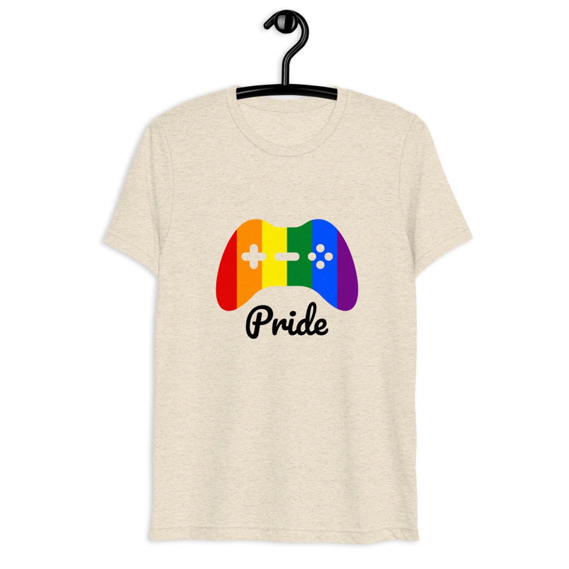 Gamer Pride Flag Controller Shirt - Comfortable Tri-blend - Etsy