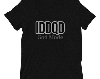 Doom God Mode IDDQD Funny Meme T-shirt Birthday Gamer - Etsy