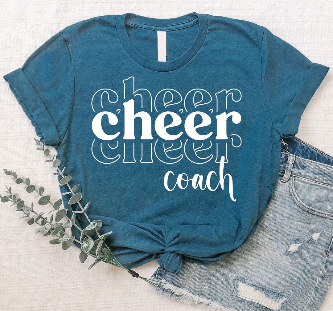 Cheer Coach Shirt, Cheerleader Shirt, Cheerleader Gifts, Cheer Shirts ...