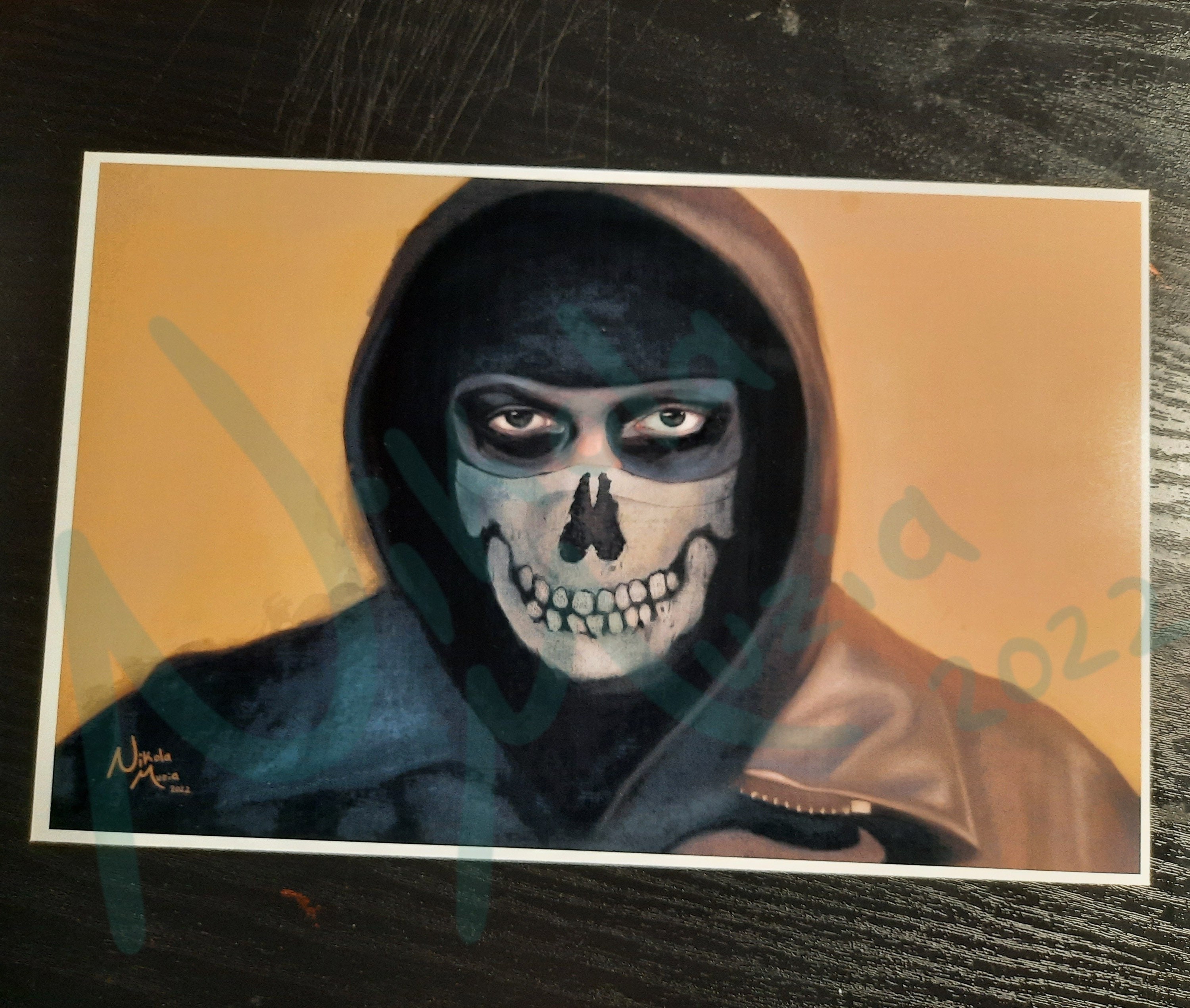 Simon "ghost" Riley Print - Etsy