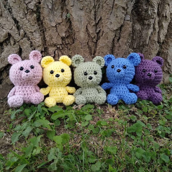 Pastel Teddy Bear - Etsy