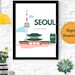 Seoul, South Korea Poster, Korean Culture, Cute Wall Decor Art ...