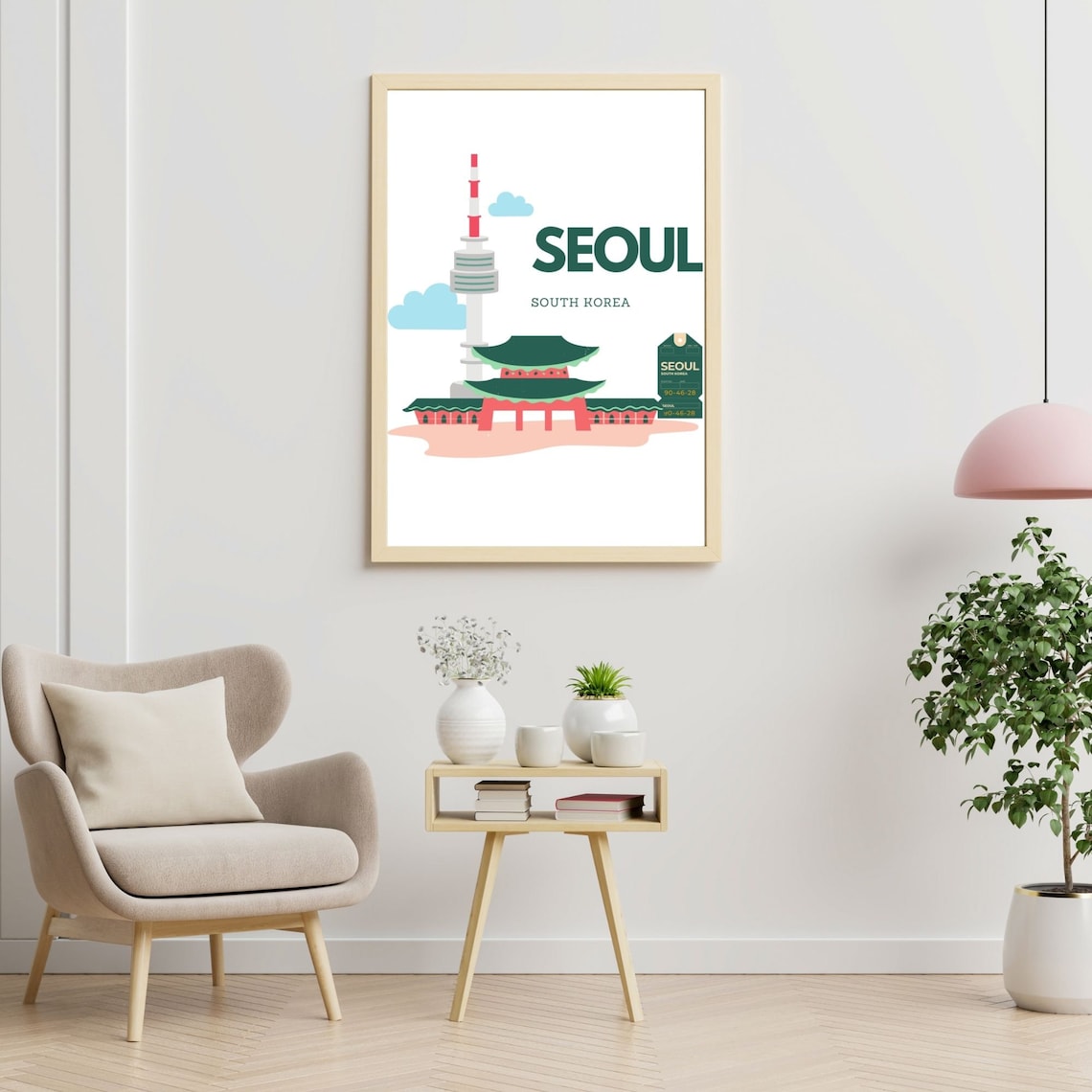 Seoul, South Korea Poster, Korean Culture, Cute Wall Decor Art ...