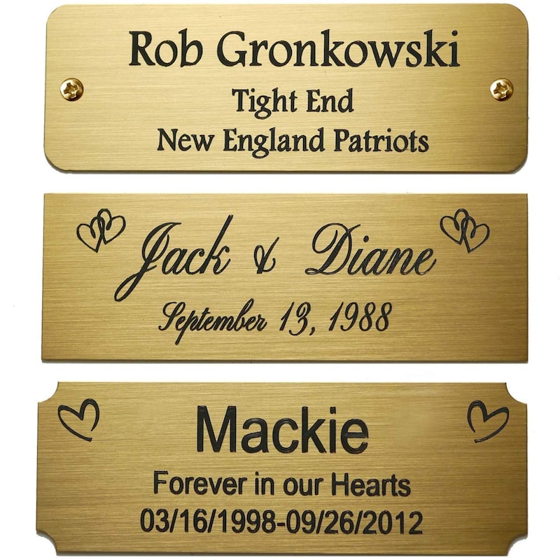 Gold Name Tags for Dining - Etsy