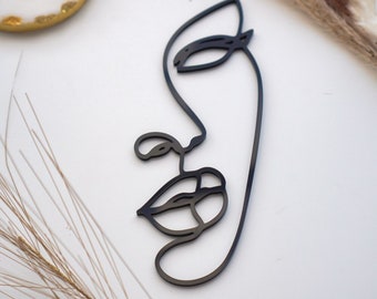 Lady Face Silhouette Cake Topper Acrylic - Etsy