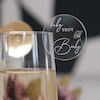 Heart Glass Name Tags Wine Charm Name for Glasses Glass Marker Drink ...