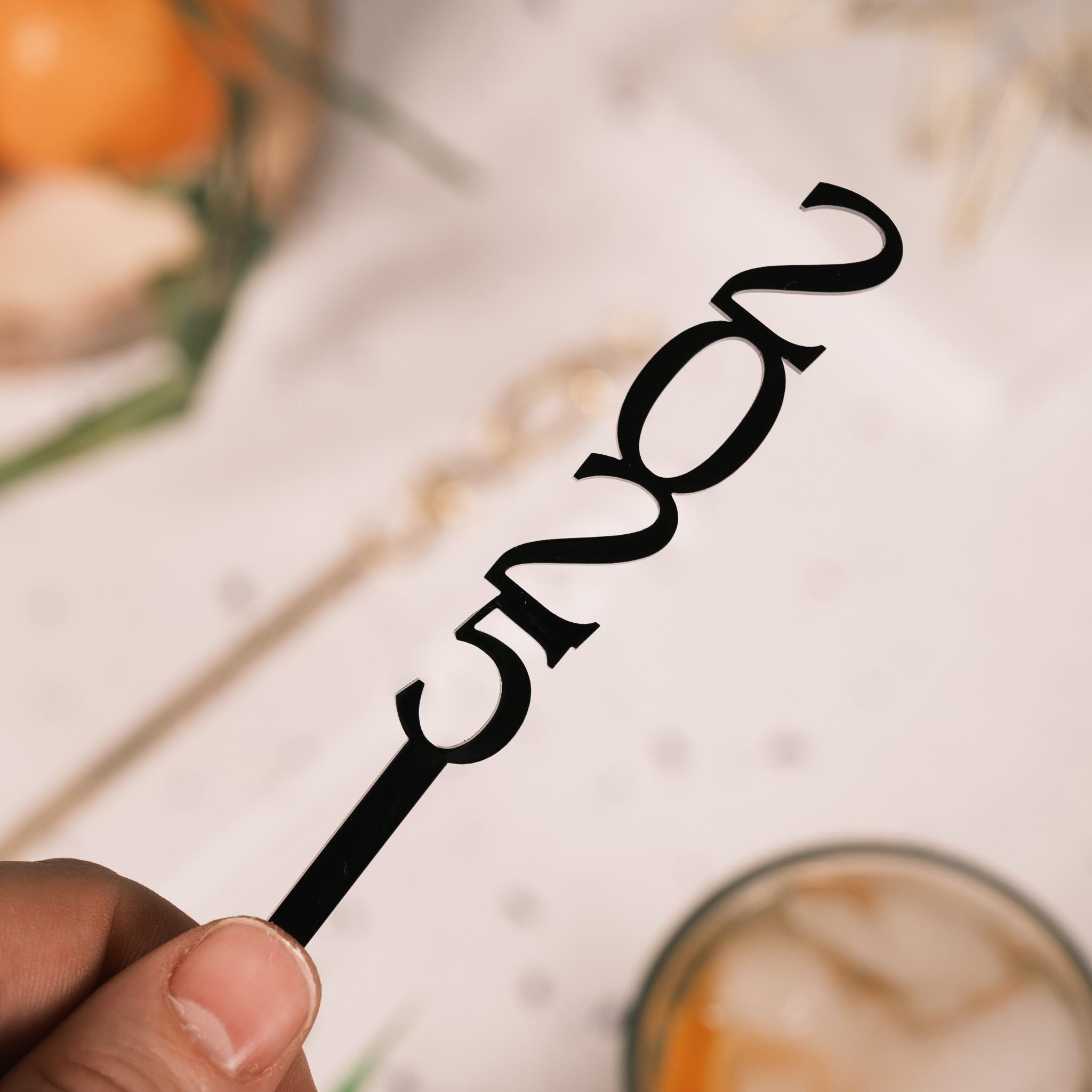 Happy New Year 2025 Drink Stirrer Nye Party Decorations Stir Sticks ...