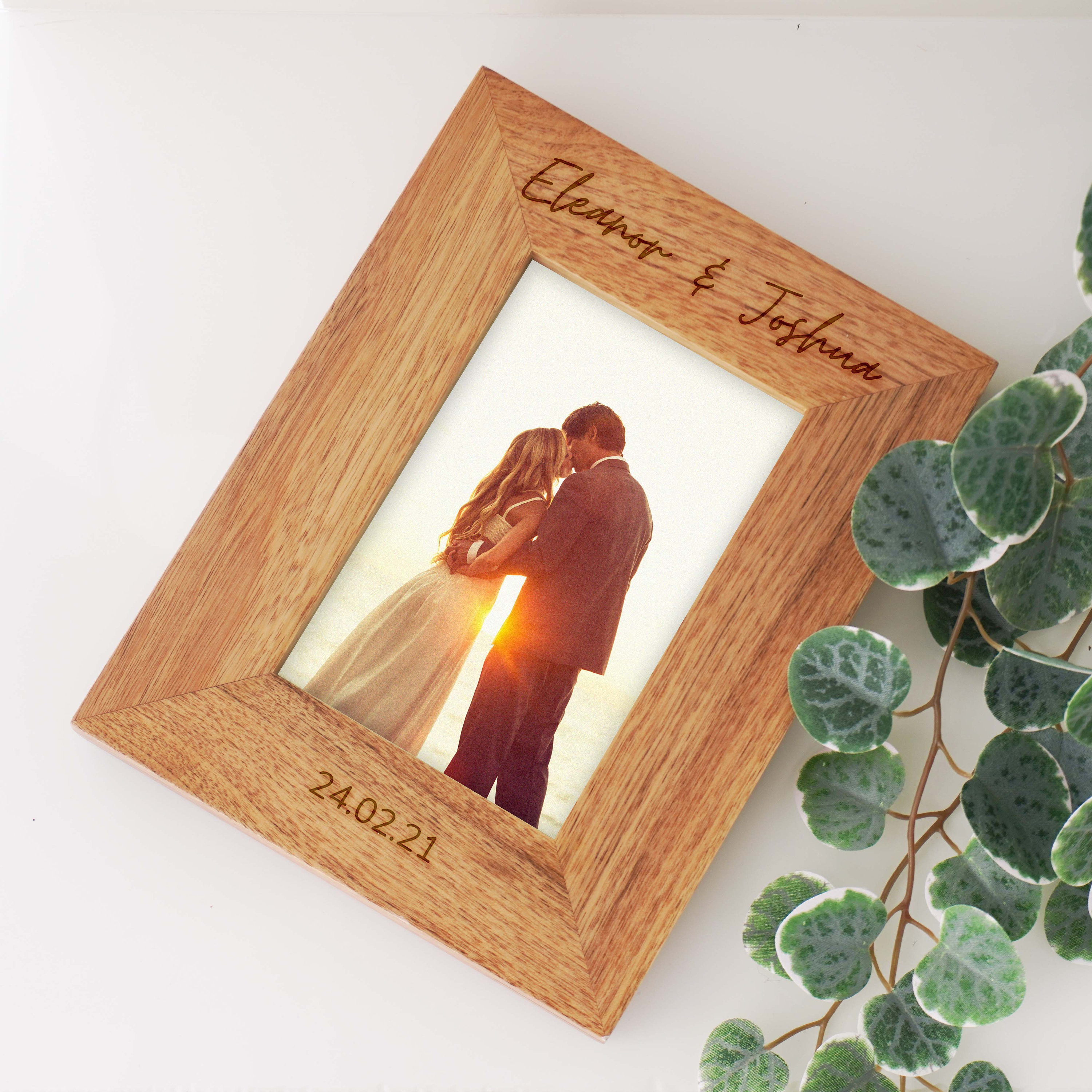 Personalised Wedding Photo Frame Personalized Picture Frame - Etsy