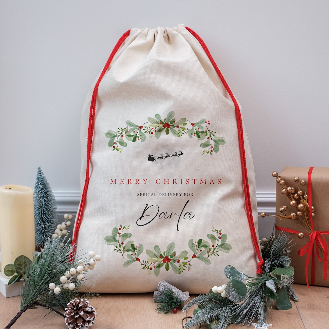 Personalised Santa Sack Large Christmas Sack Christmas Gift Bag ...