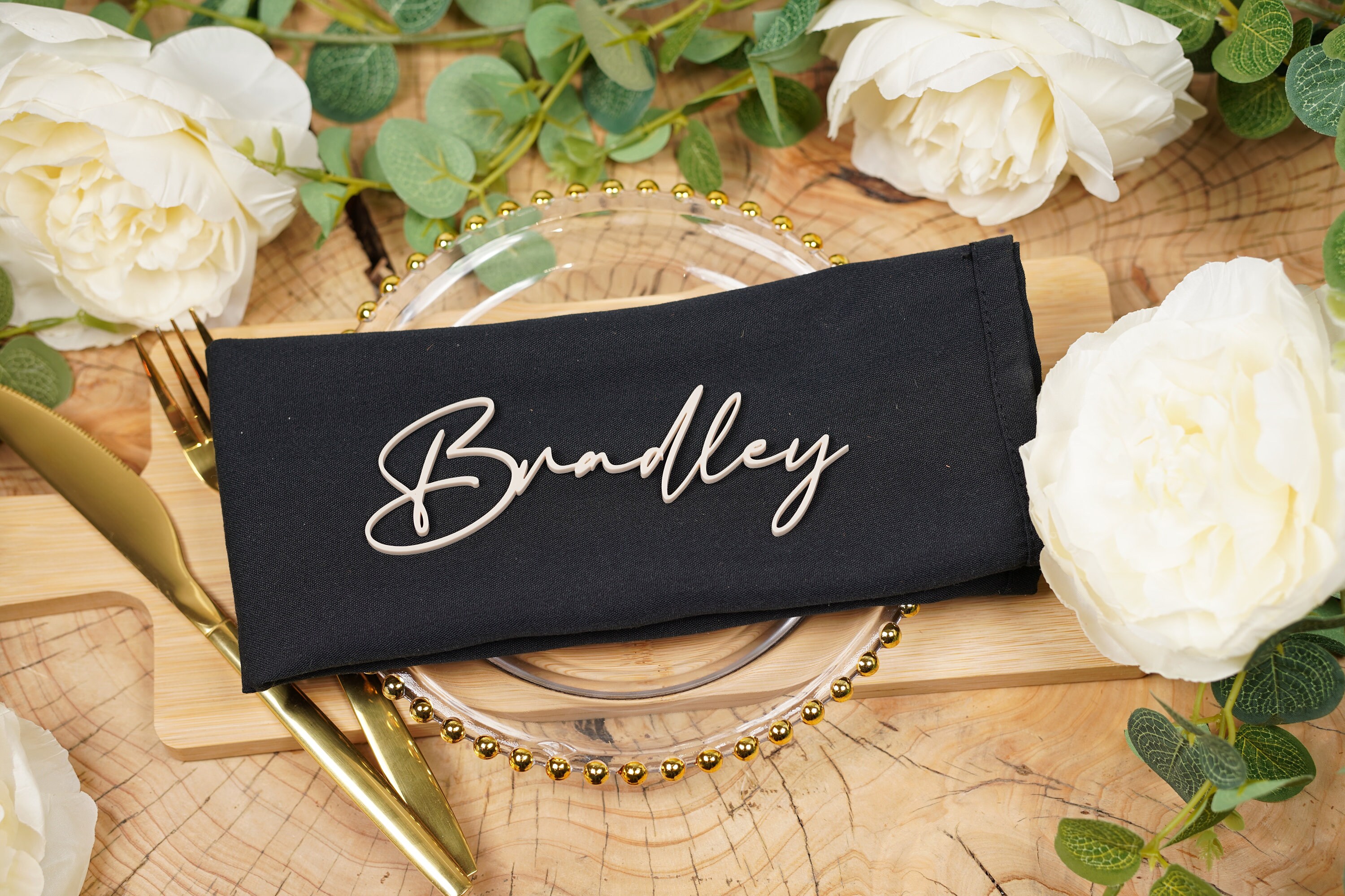 Acrylic Name Place Setting Ideas Wedding Place Cards Wedding Favours ...