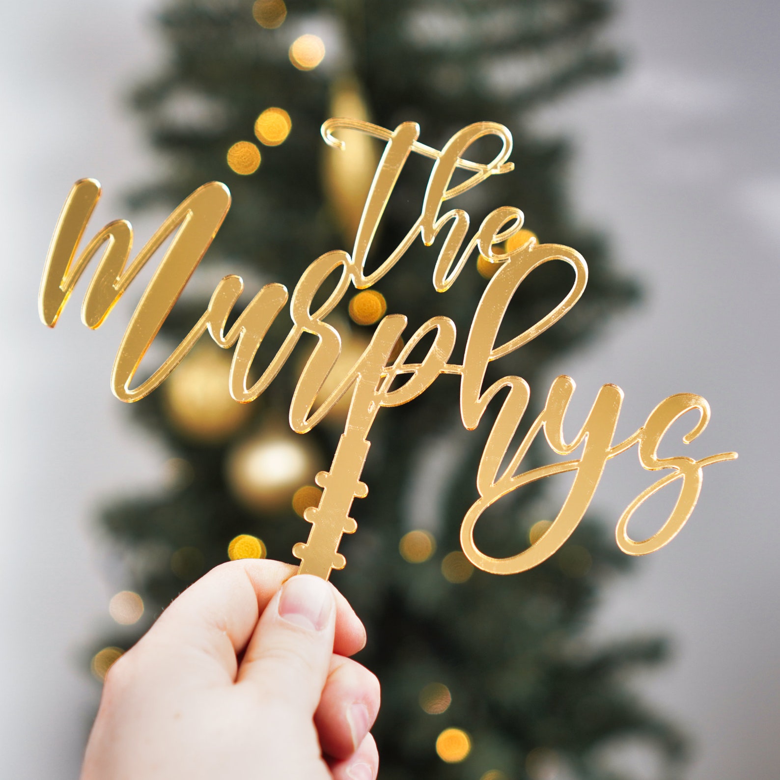 Personalized Christmas Tree Topper Ideas Personalized Family Christmas ...