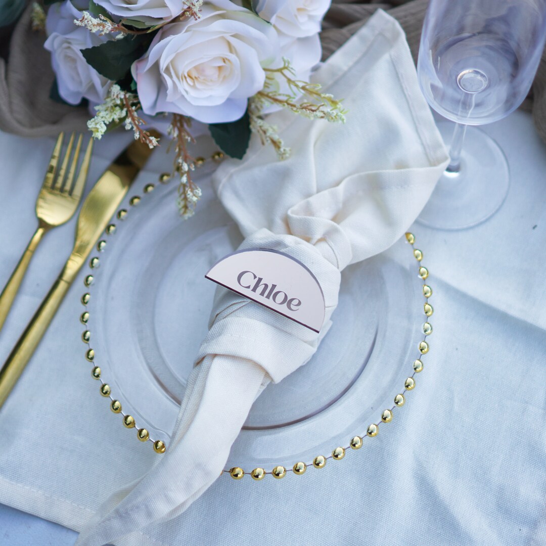 Personalised Wedding Name Place Cards Personalized Wedding Name Tags ...