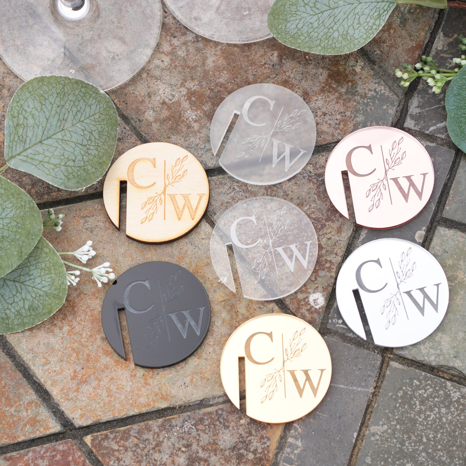 Acrylic Wedding Drink Tags Wedding Drink Stirrer Alternative - Etsy