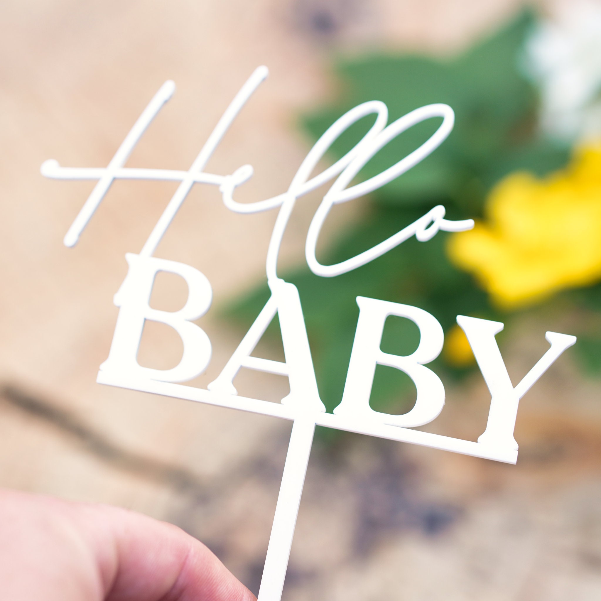 Hello Baby Cake Topper Baby Shower Cake Topper Baby Shower - Etsy UK