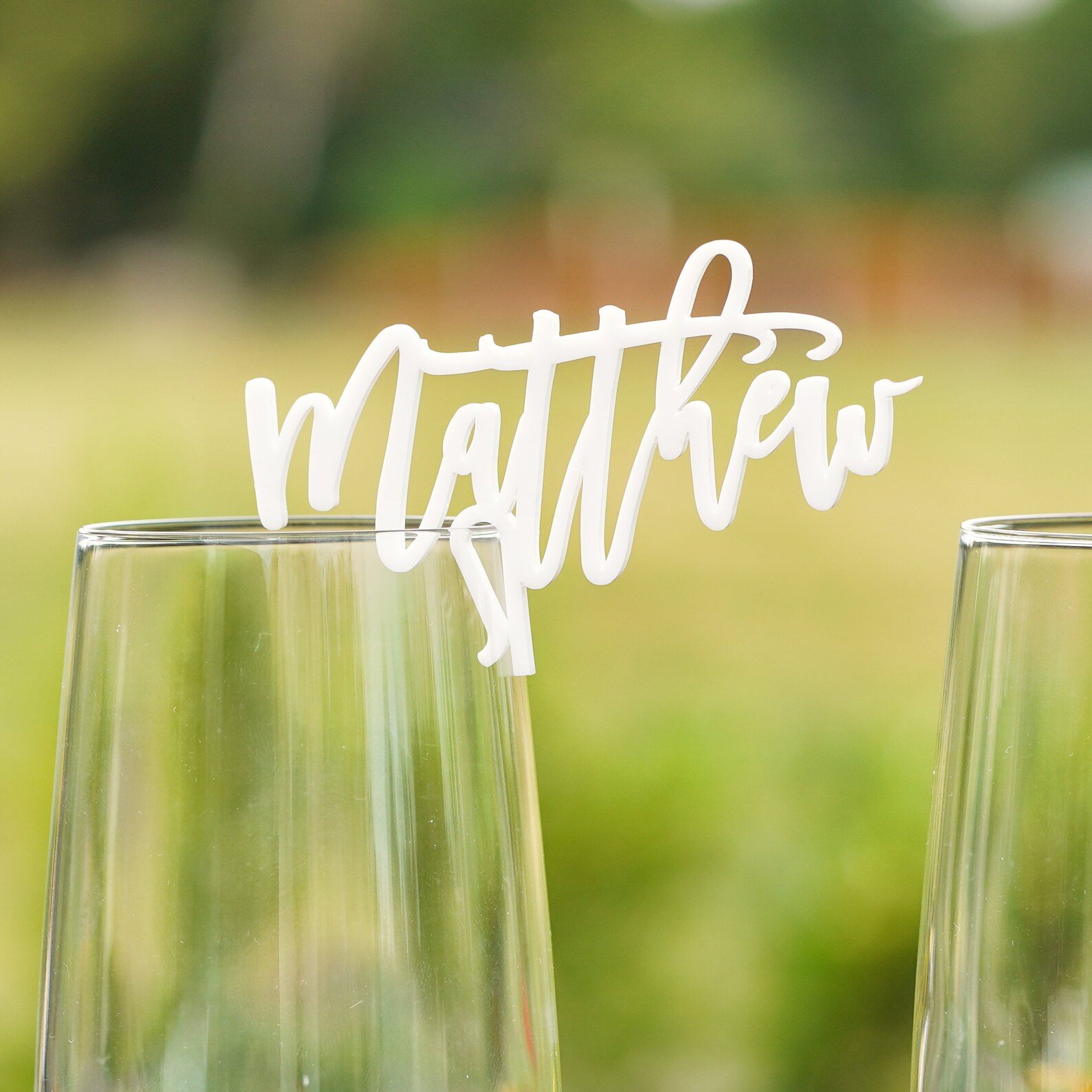 Wedding Drink Tag Personalised Acrylic Place Cards Wedding - Etsy