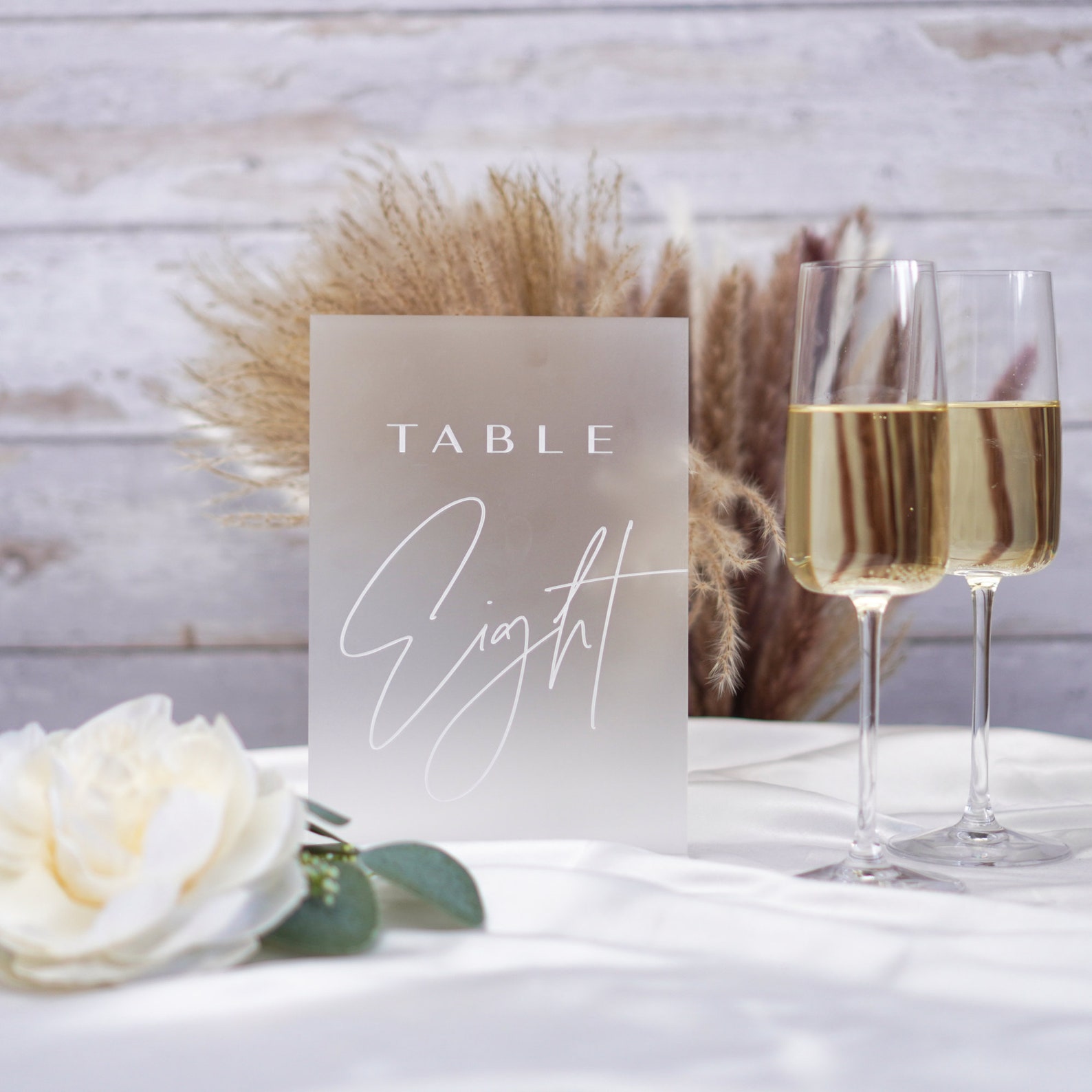 Wedding Table Number Wedding Sign Acrylic Table Numbers With Stand ...