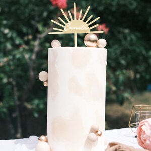 Sun Cake Topper 1st Birthday First Birthday Cake Toppers Personalised ...