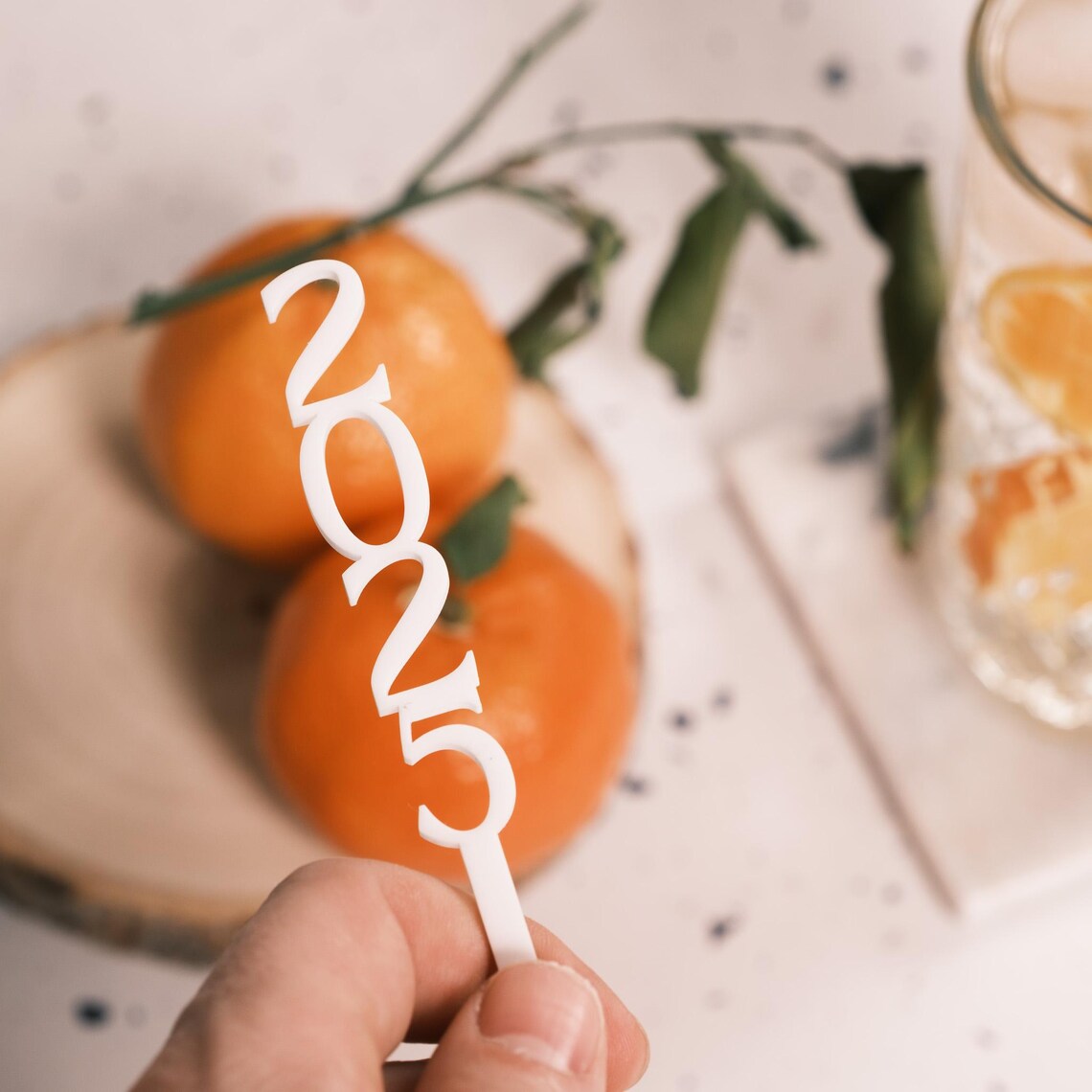 Happy New Year 2025 Drink Stirrer Nye Party Decorations Stir Sticks ...