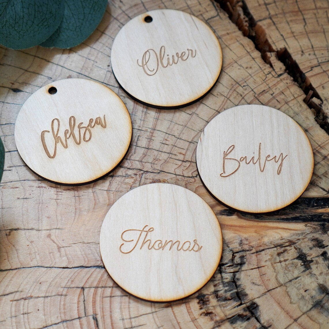 Personalised Name Place Settings Laser Cut Name Tags Wedding | Etsy UK