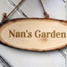 Personalised Wooden Sign for Shed, Allotment, Veg Patch, Garden Sign ...