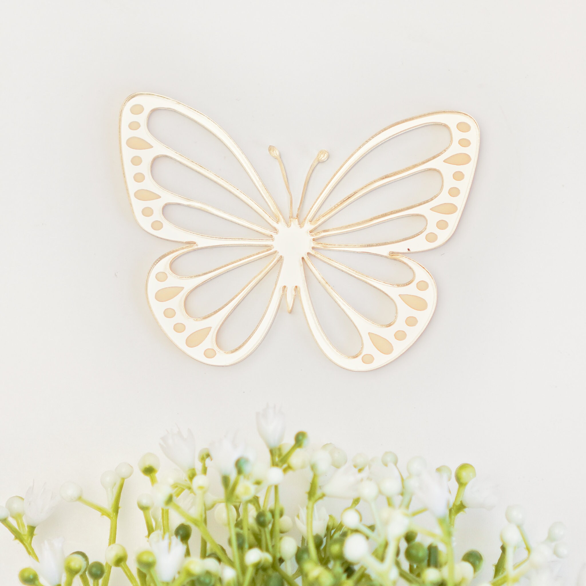 Butterfly Cake Topper Set of 4 Butterfly Cake Charm Acrylic - Etsy