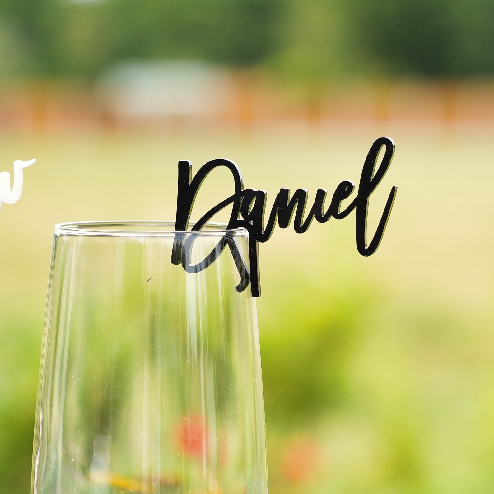 Wedding Drink Tag Personalised Acrylic Place Cards Wedding - Etsy