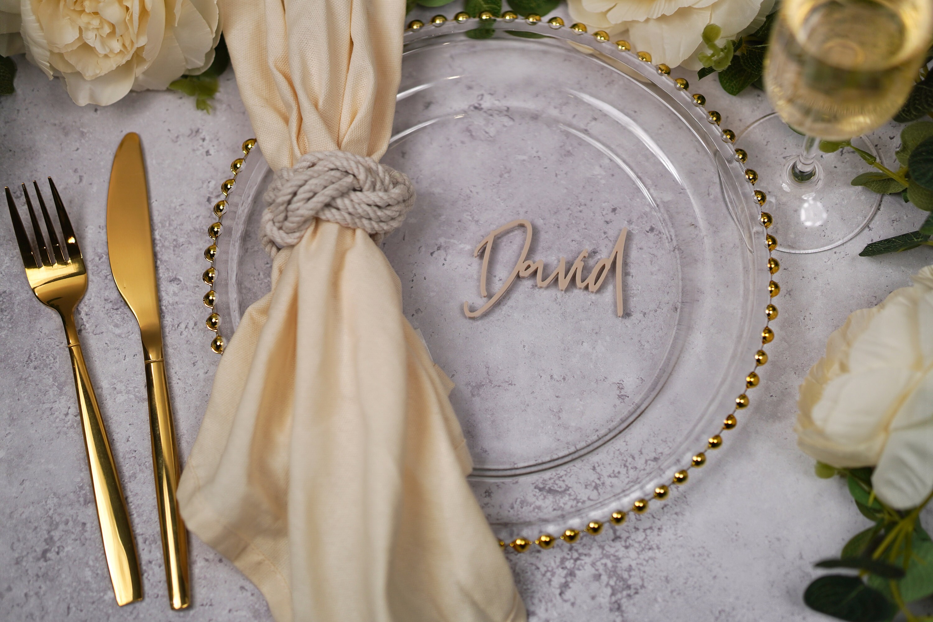 Acrylic Name Place Cards Wedding Place Name Tags Wedding - Etsy