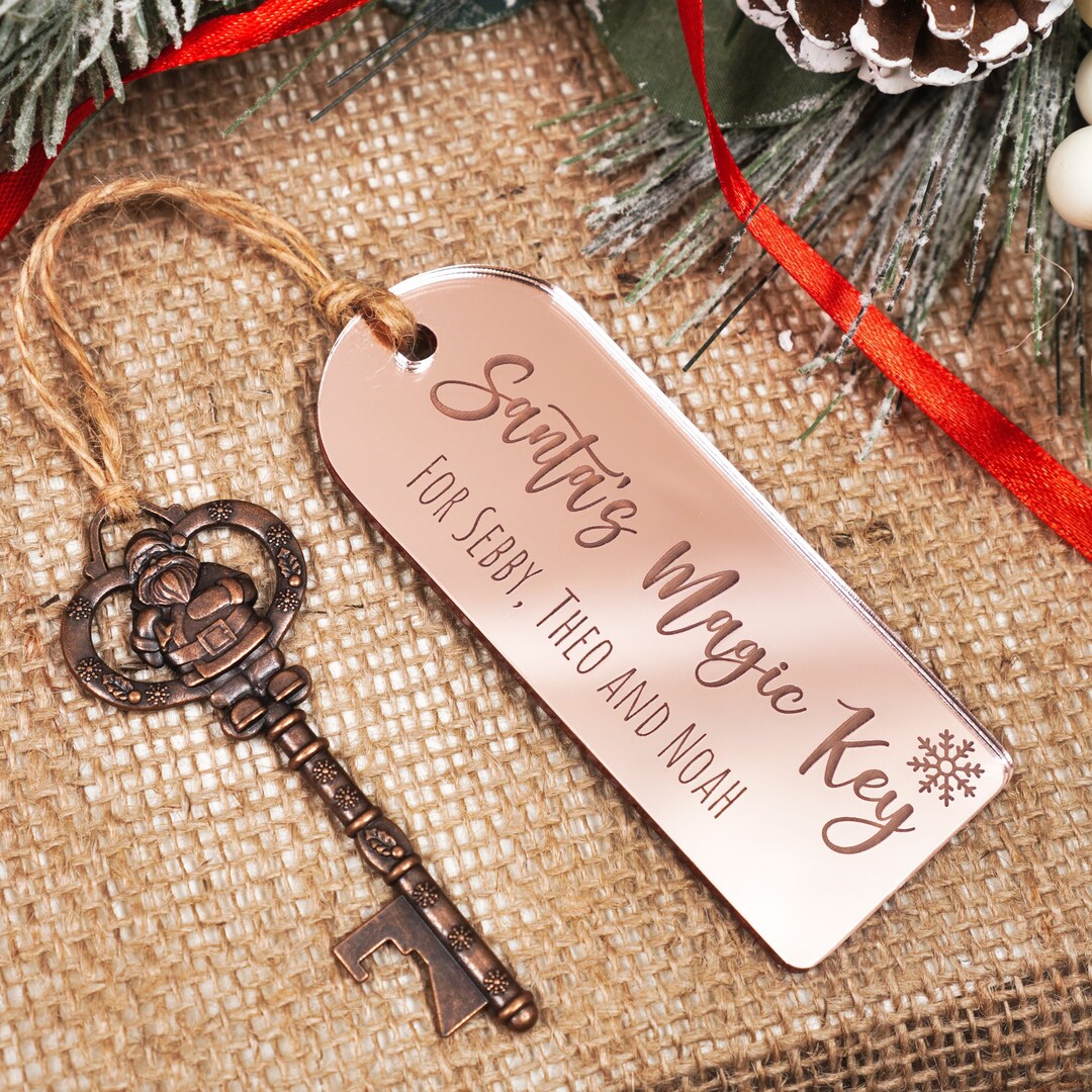 Personalised Santa Magic Key No Chimney Special Key for Father ...
