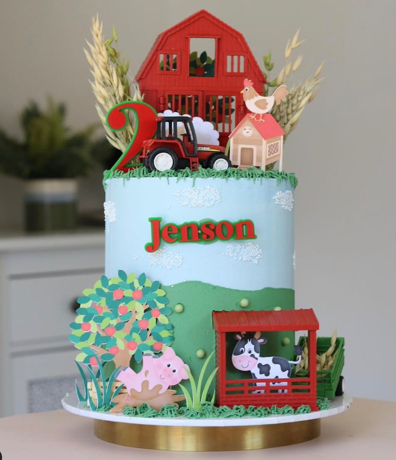 Double Layer Acrylic Cake Topper Name Acrylic 2 Colour Double - Etsy