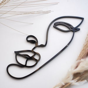 Face Line Art Cake Topper Birthday Cake Ideas Decorations Line Art ...