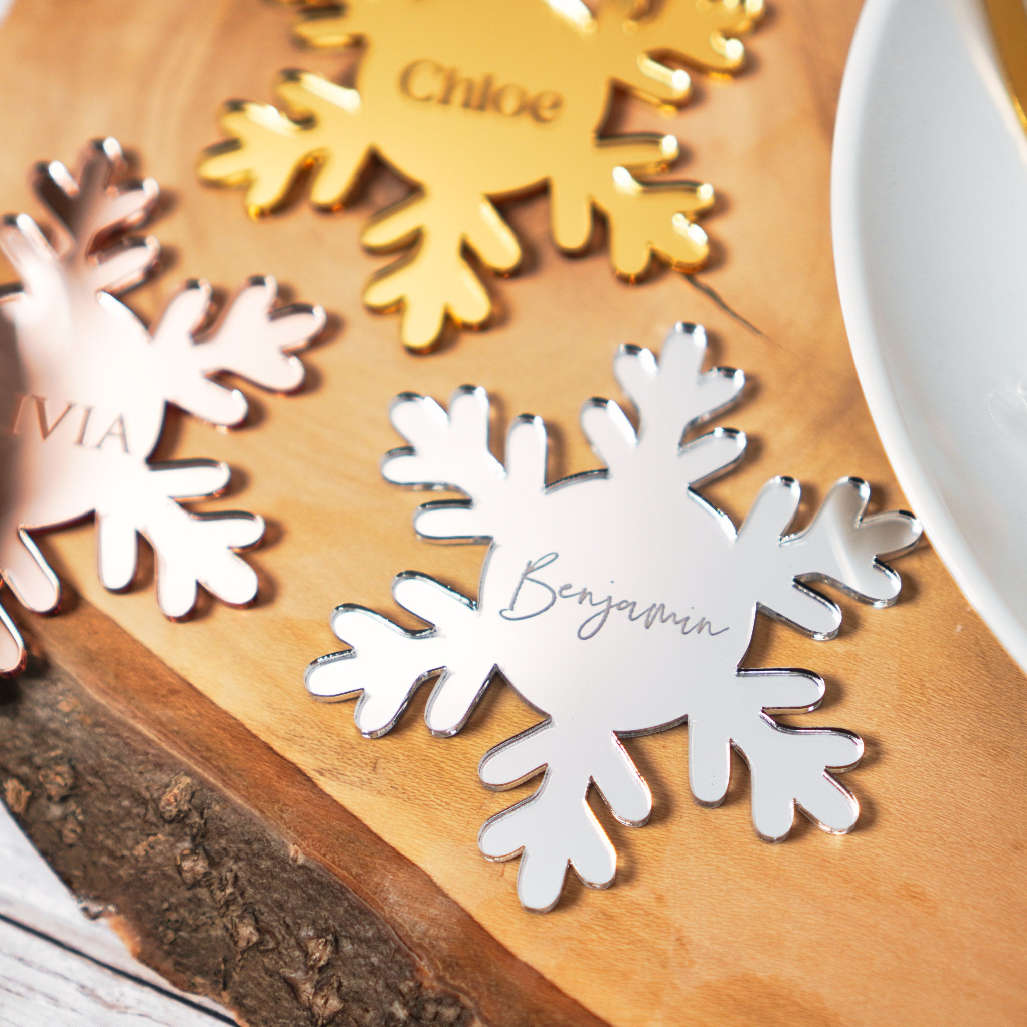 Christmas Table Favours Place Settings Christmas Table - Etsy UK