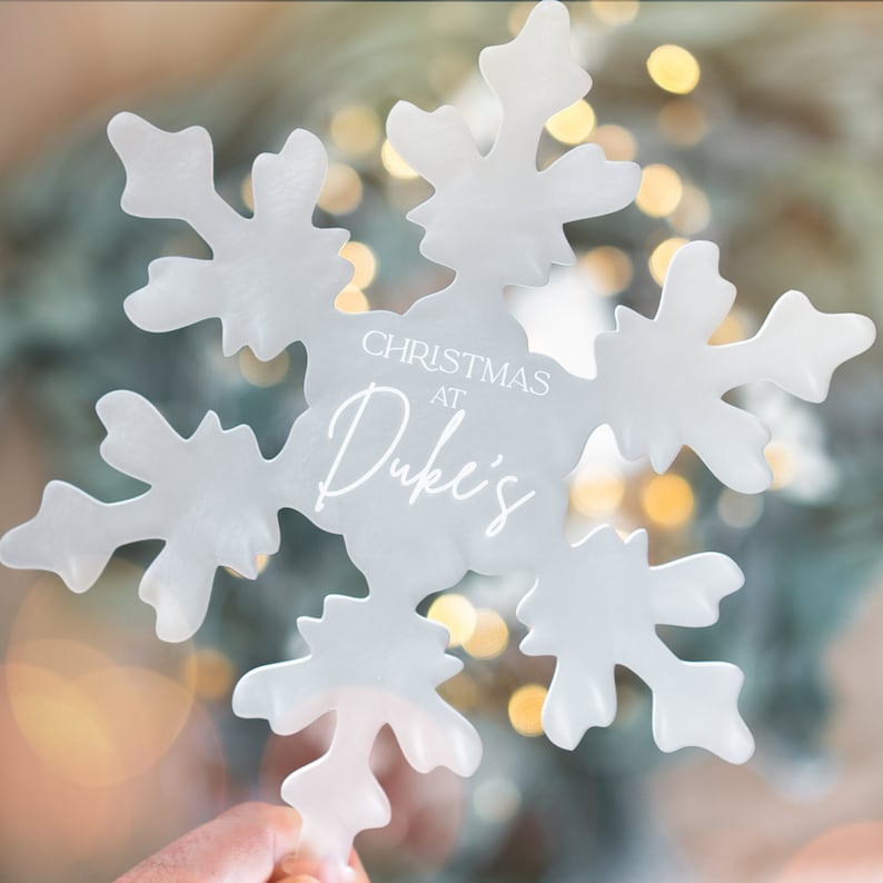 Personalised Christmas Tree Topper Ideas Personalized Family Christmas ...
