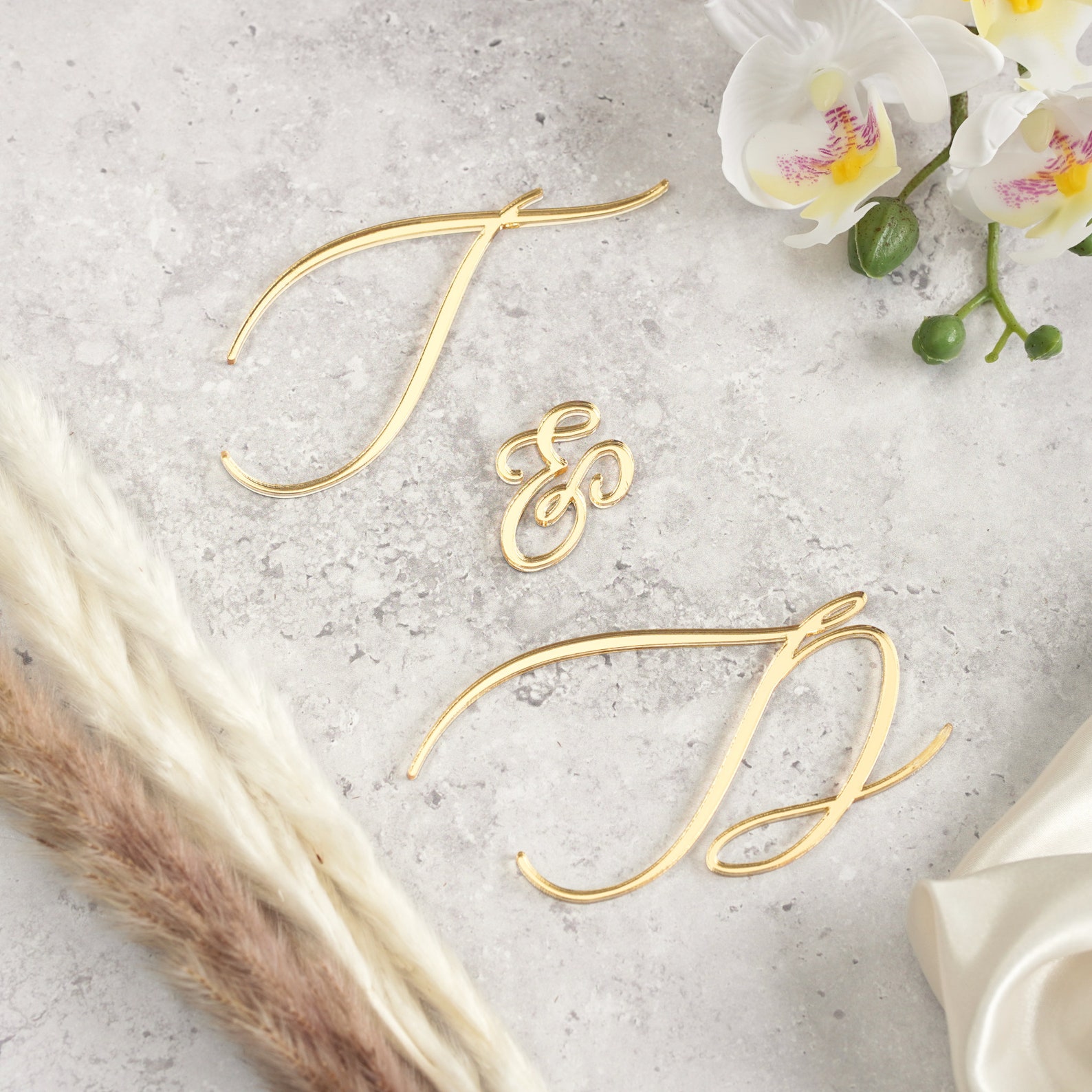 Wedding Cake Topper Initials Personalised Custom Cake Topper - Etsy