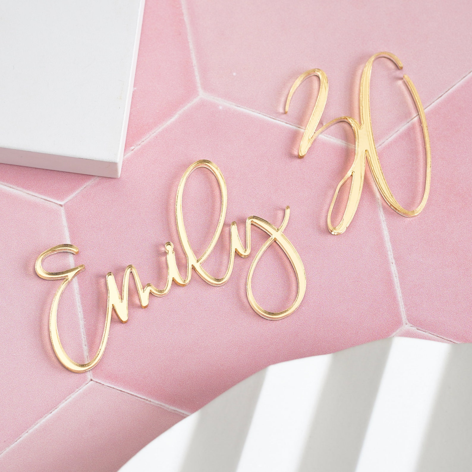 Acrylic Name Cake Topper Name Cake Charm Personalised Acrylic - Etsy