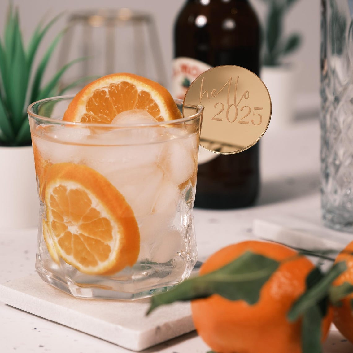 Hello 2025 New Years Eve Decoration Party Drink Toppers NYE Drink ...
