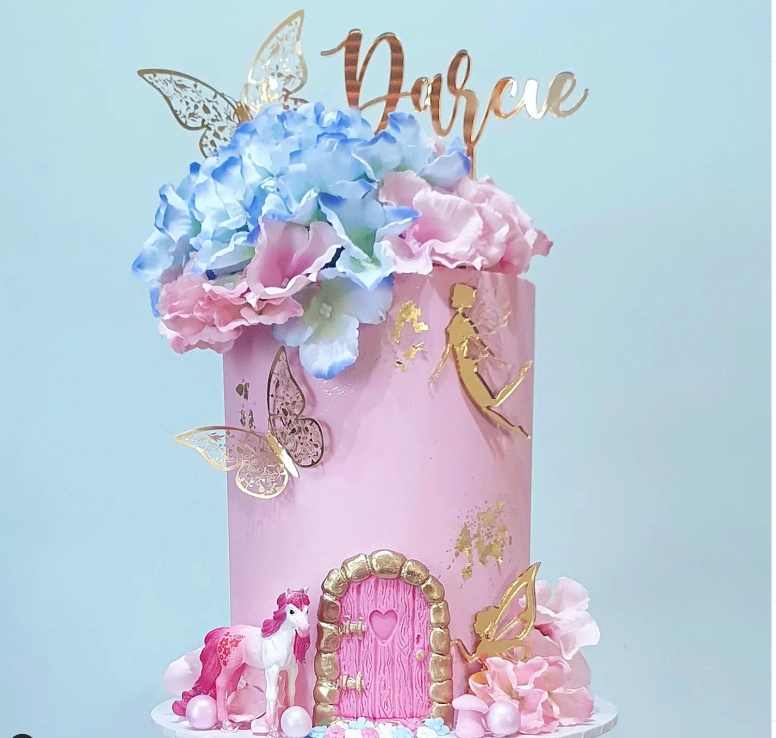 Acrylic Name Cake Topper Birthday Personalised Cake Toppers ...